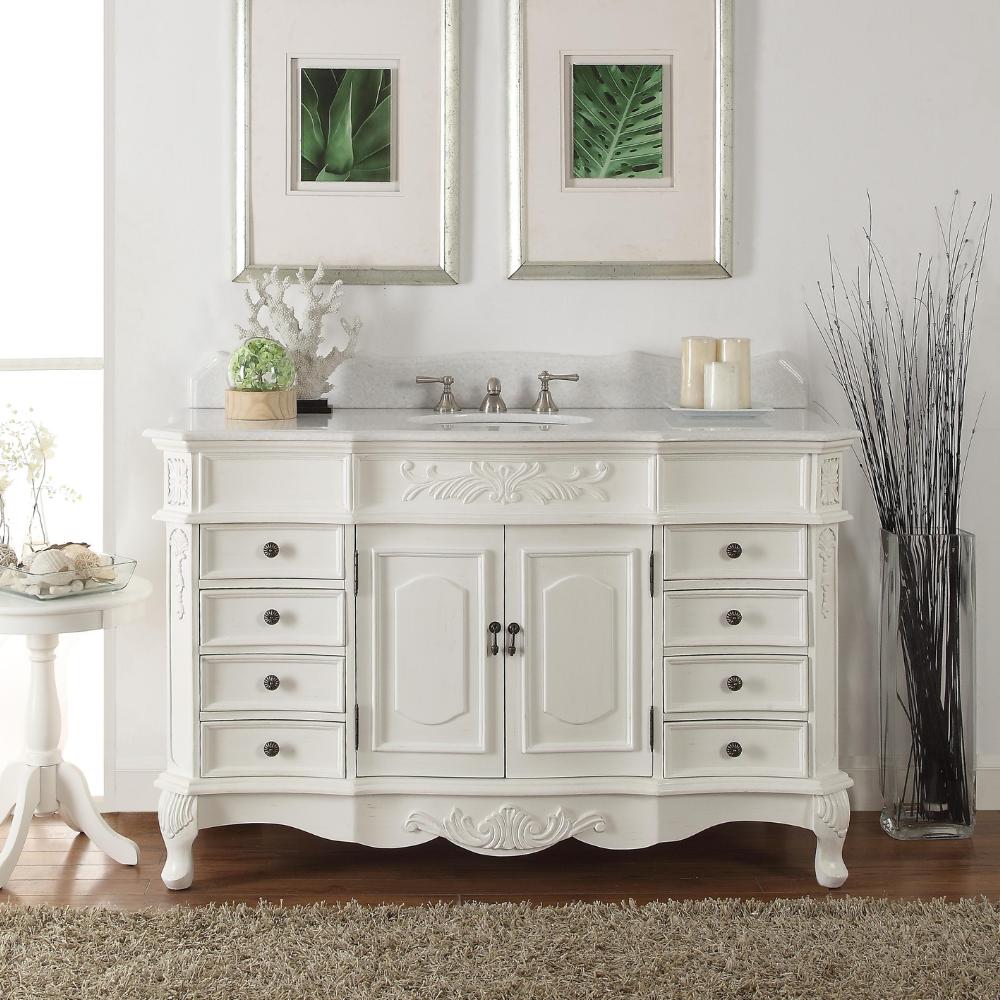 48 Inch Bathroom Vanity With Counter Top and Sink – Chans Furniture