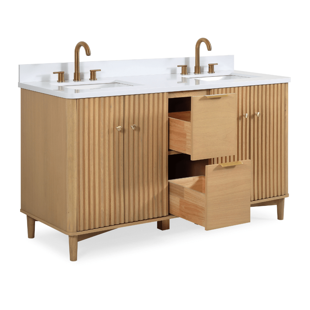 Wood Bathroom Vanity 60 Inchnull