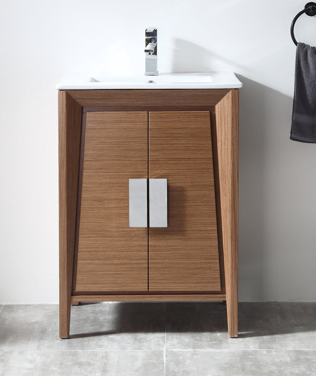24" Larvotto Light Wheat Contemporary Modern Bathroom Vanity - CL-22WV ...