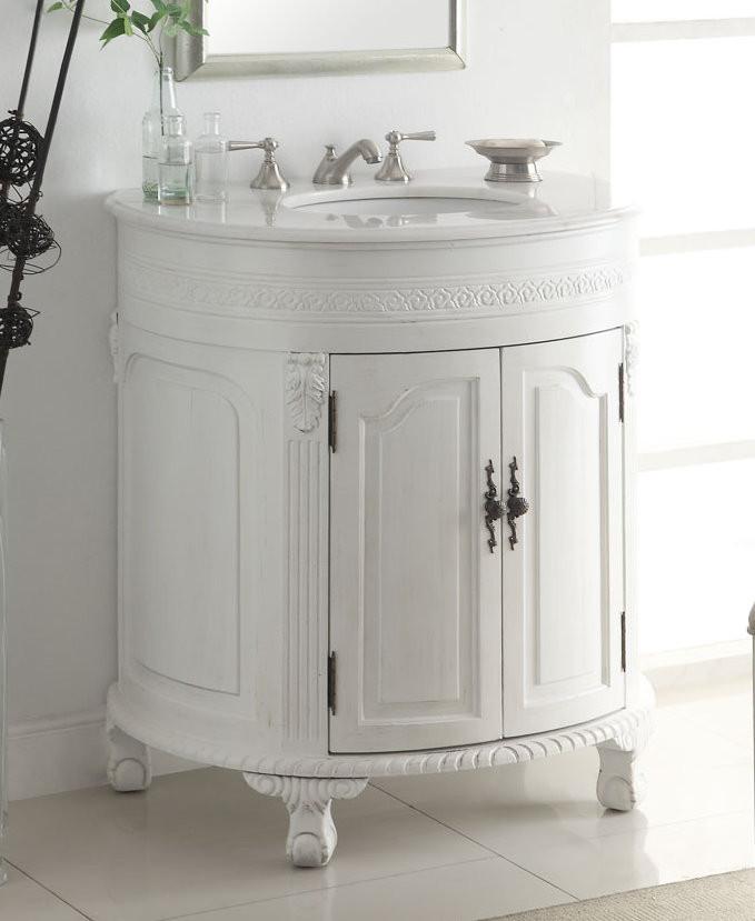 32" Attractive Classic Versailles Bathroom Sink Vanity – Chans Furniture